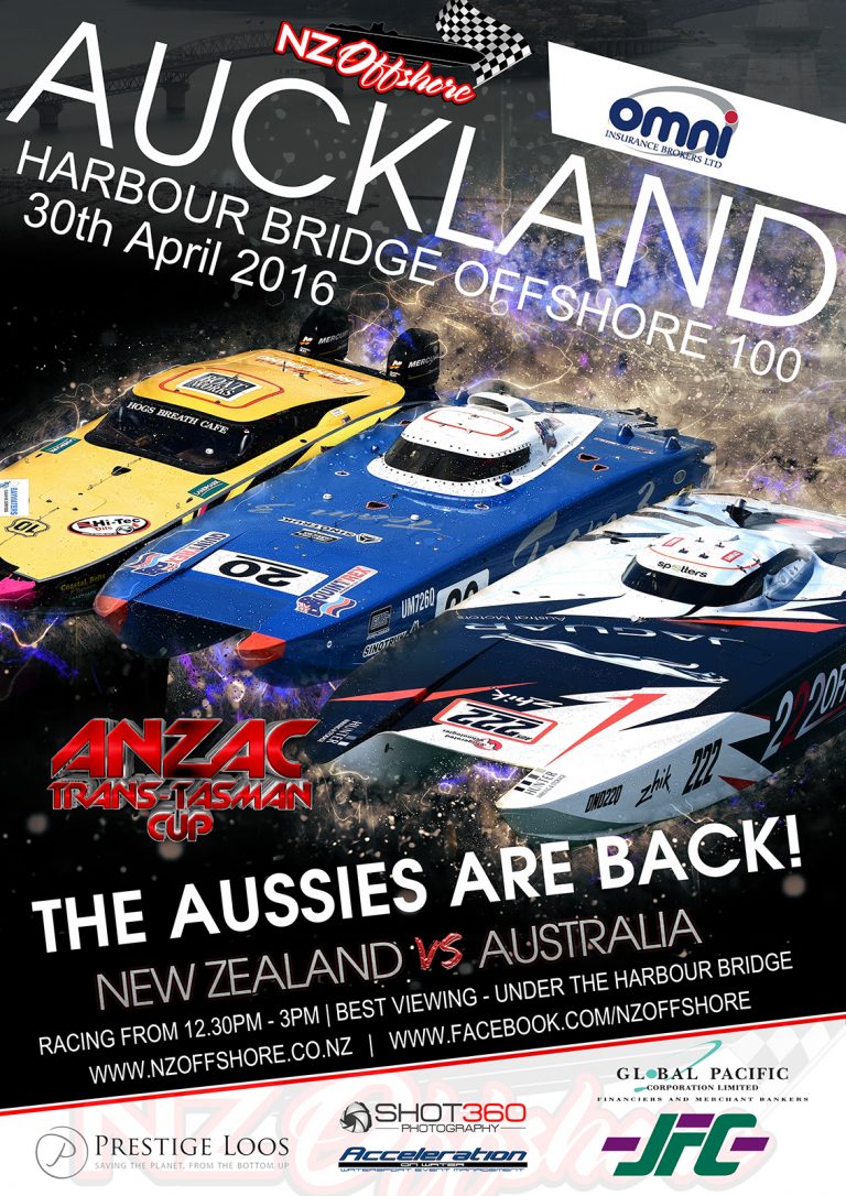 Auckland Offshore Poster 2016 1600 — Shot360 Photography